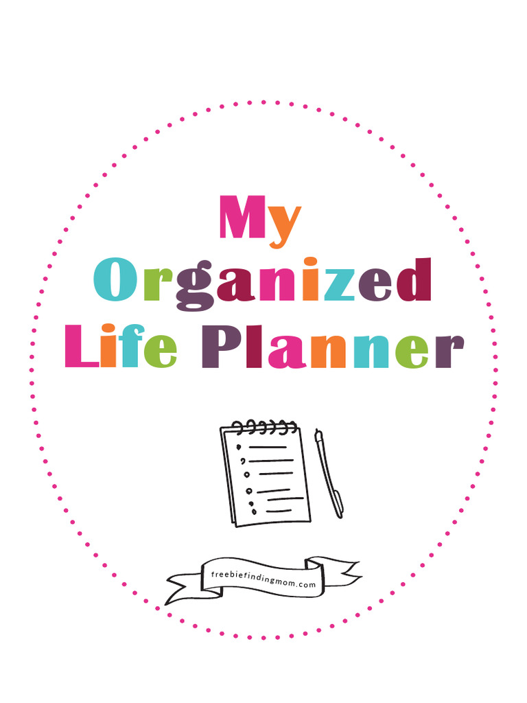 Organized Life Printables | PDF
