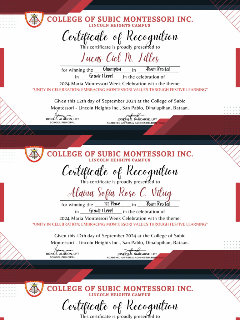 Poem-Recital (Primary Level) | PDF