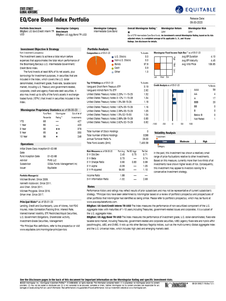 EQ Core Bond Index Portfolio | PDF