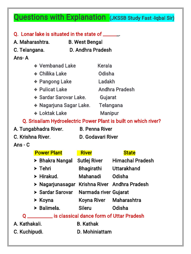 Questions With Explanation New New | PDF