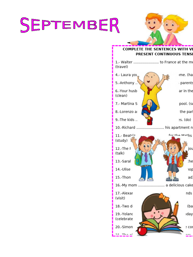 September Exercises Tests - 128734 | PDF