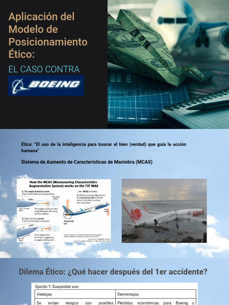 modelo de posicionamiento etico boeing | PDF