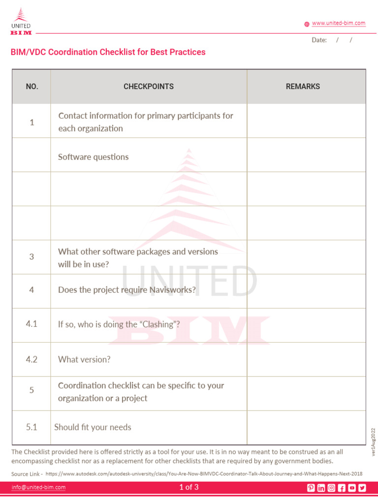 BIM_VDC-Coordination-Checklist-for-Best-Practices-Ver1Aug2022_by-United ...