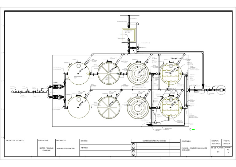 Plano-01-Modulo de Oxidación-Trinidad Casanare Rev 02-Modulo de Oxidación | PDF
