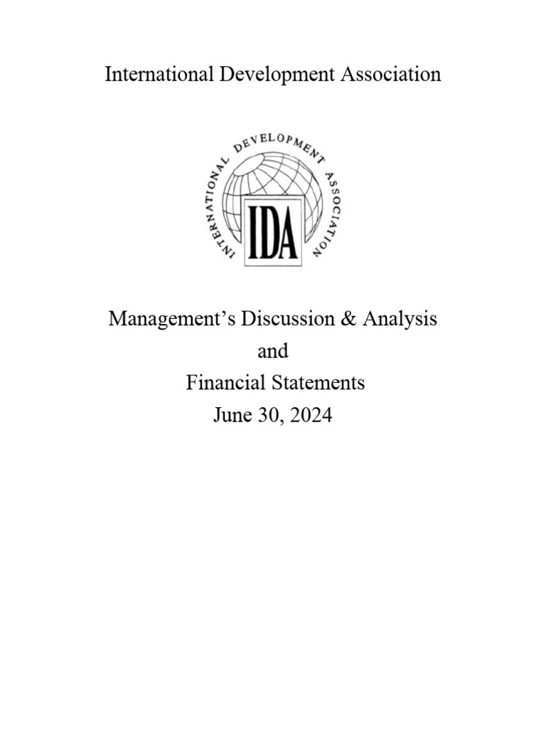 IDA Financial Statements June 2024 | PDF