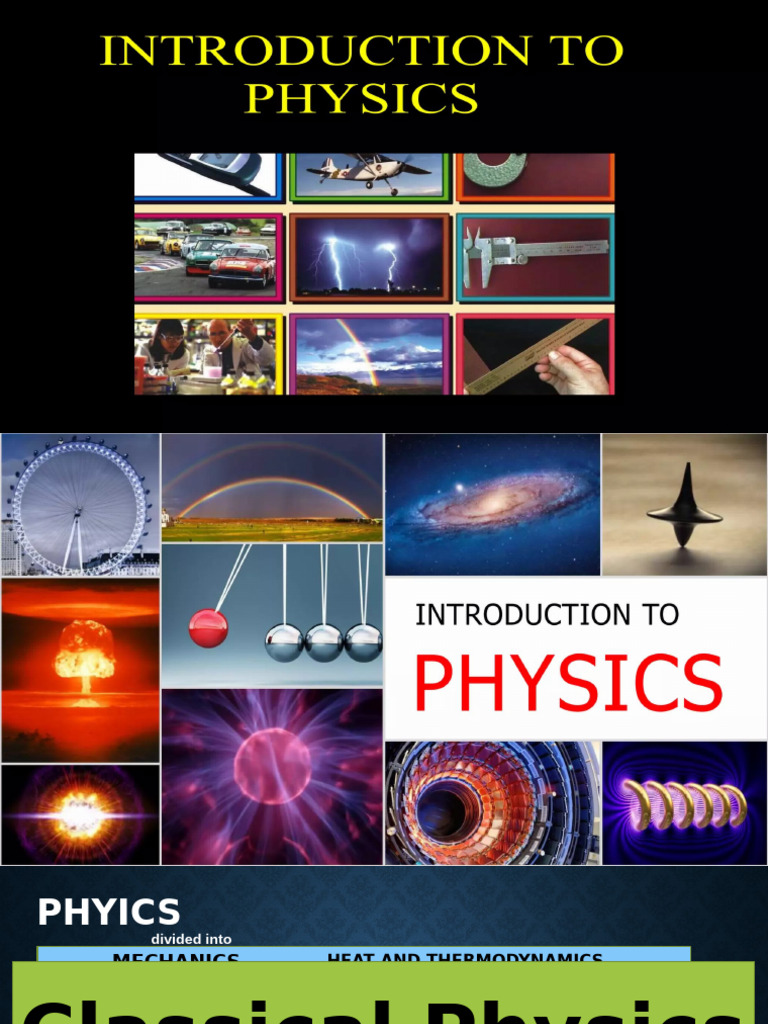 Grade 12 Introduction About Physics | PDF
