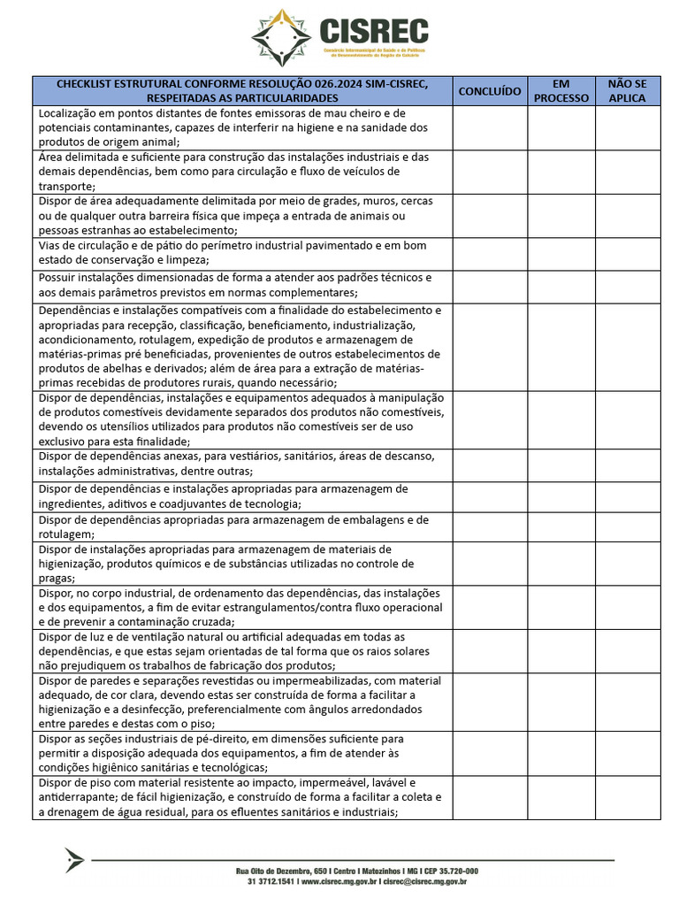 2 - Checklist Estrutural | PDF