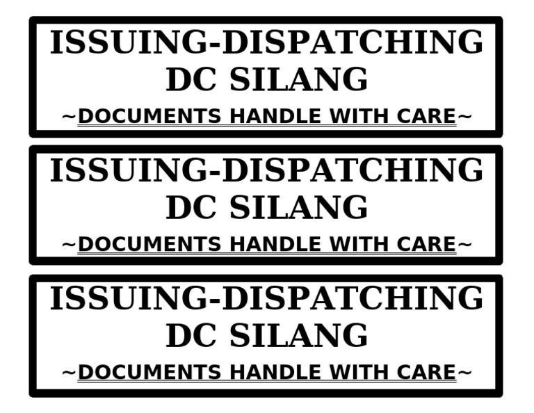 Issuing Envelope | PDF