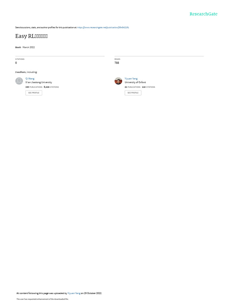 EasyRL v.1.0.4 | PDF