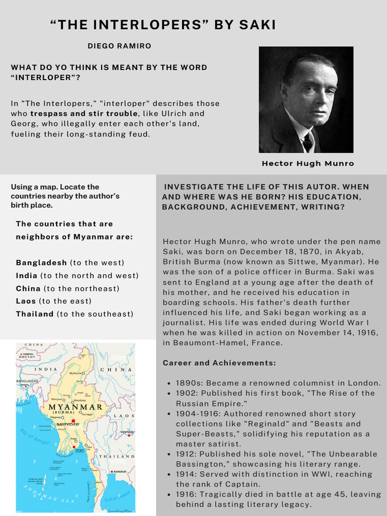 "THe Interlopers" by Saki | PDF | Classics | General Fiction