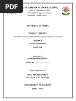 Class 12 English Project 2024 2025 | PDF