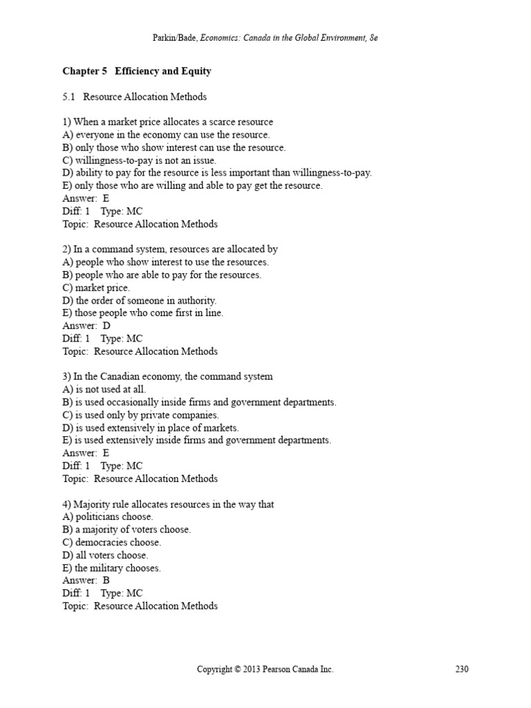 Econ 1000 Sample Questions | PDF