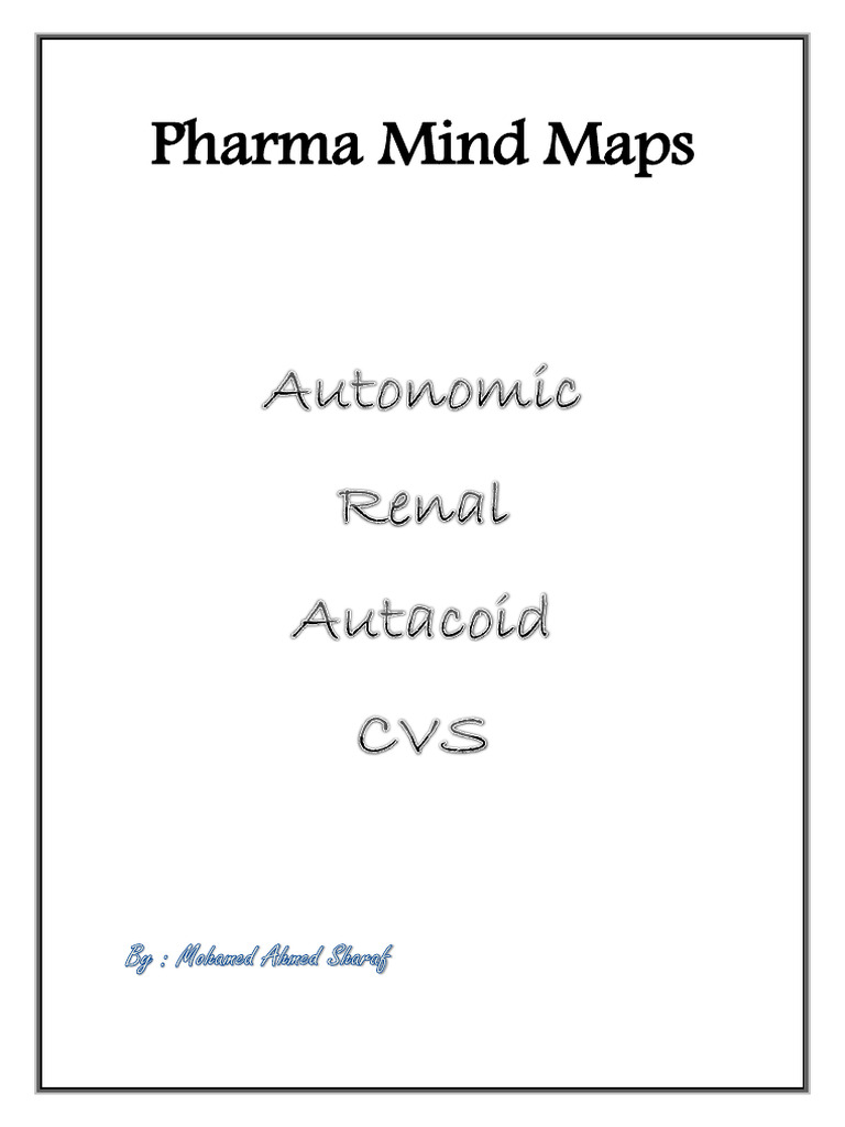 Pharma Mind Maps | PDF