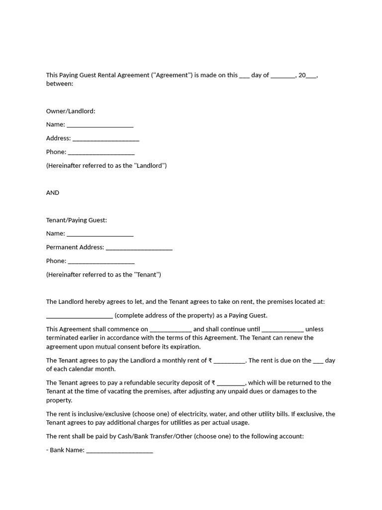 Agreement | PDF
