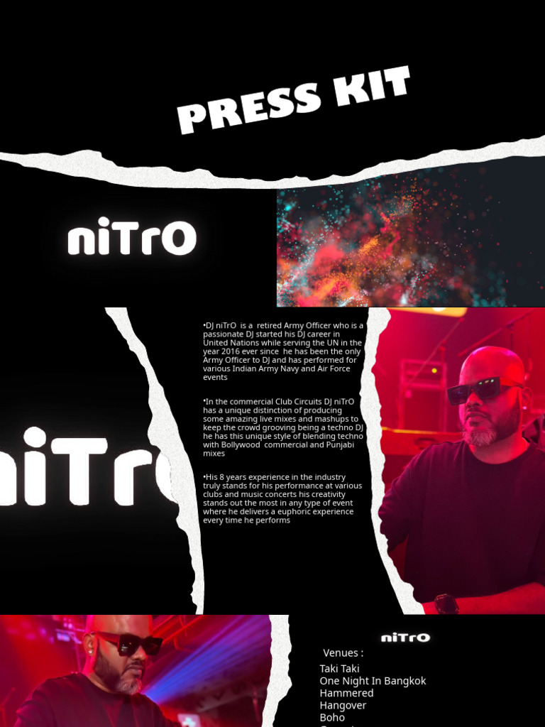 PRESS KIT DJ niTrO | PDF