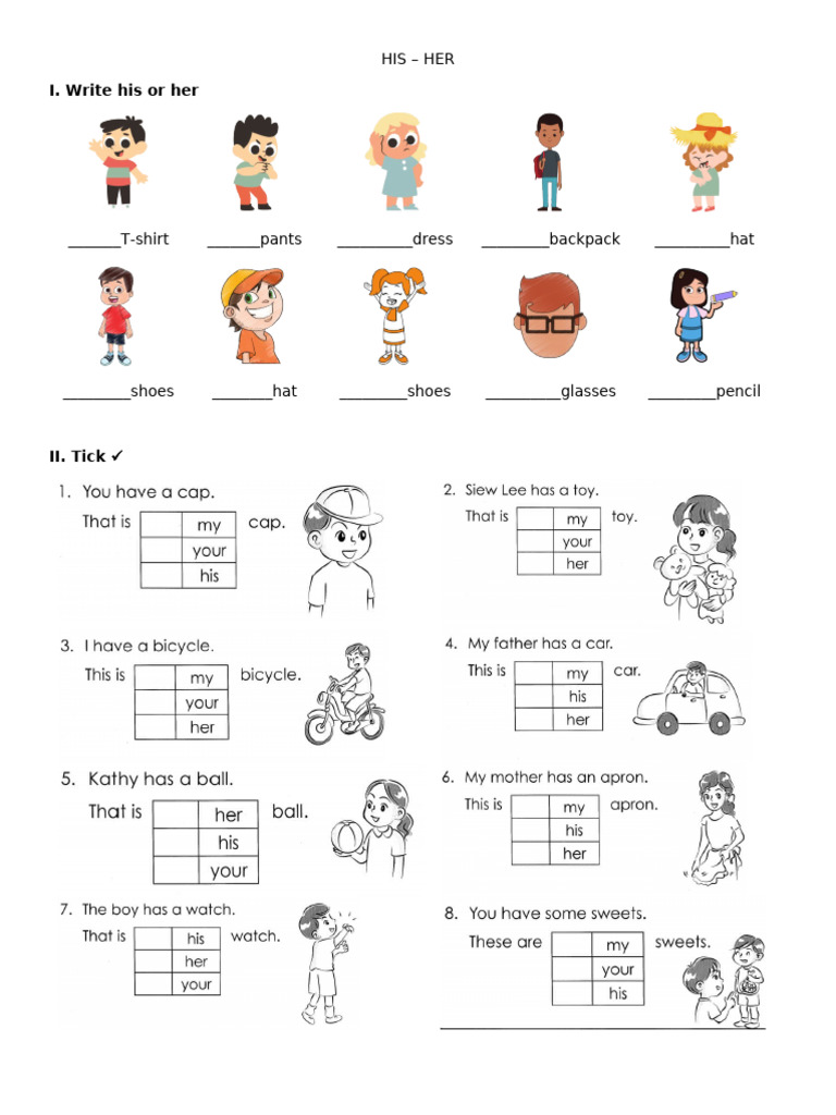 G1.he She His Her | PDF