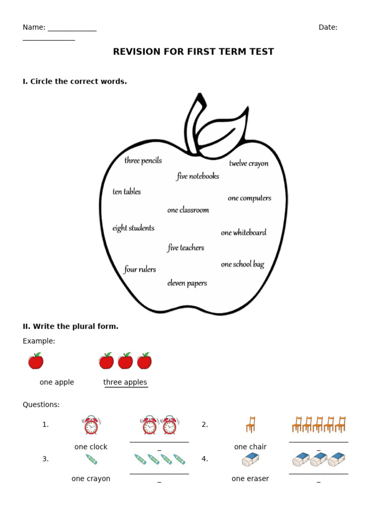 Global Unit 1.1 How Many | PDF