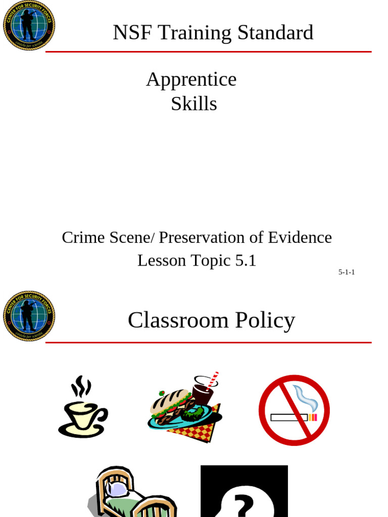 Crime Scene Evidence Processing Guide | PDF