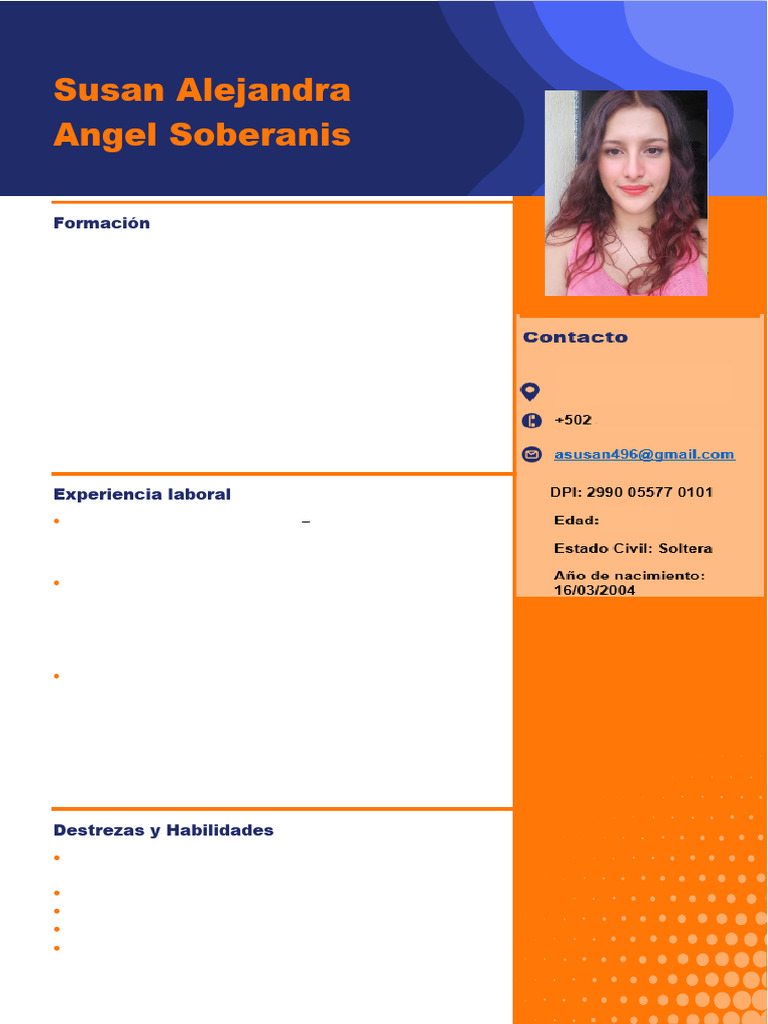 CV de Susan Alejandra Angel | PDF