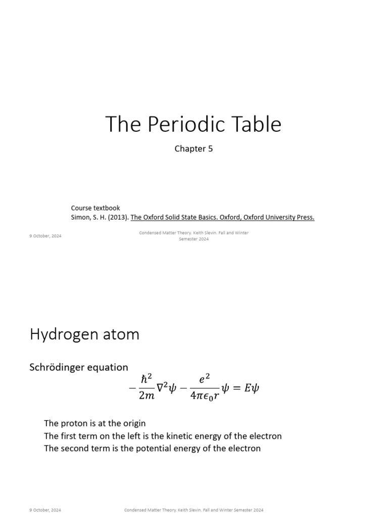 3a-Periodic Table | PDF