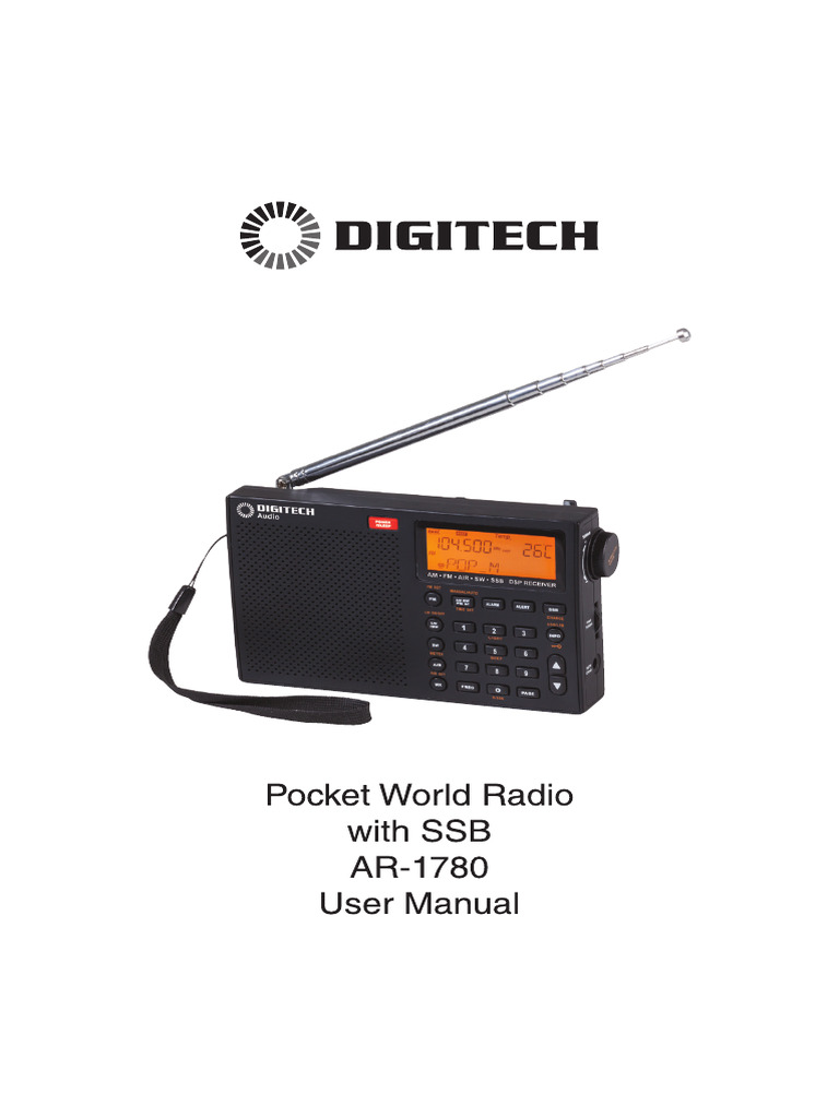 Digitech AR-1780 Manual | PDF