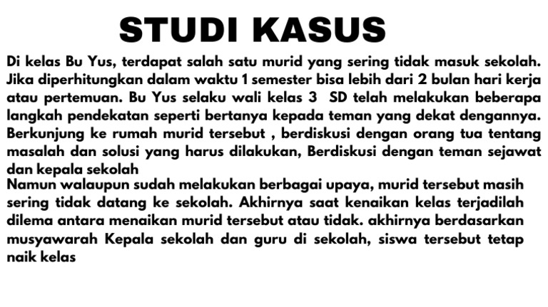Studi Kasus | PDF