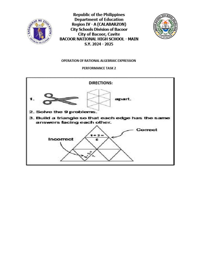 OPERATION-OF-RATIONAL-ALGEBRAIC-EXPRESSION | PDF