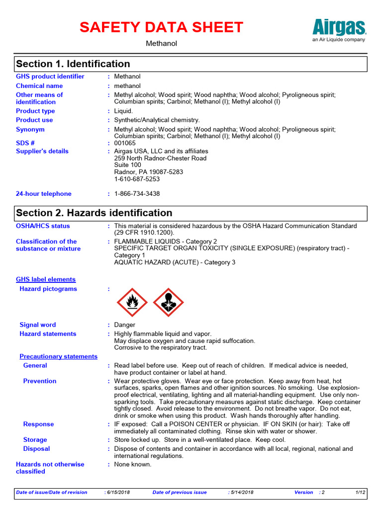 Msds PDF | PDF