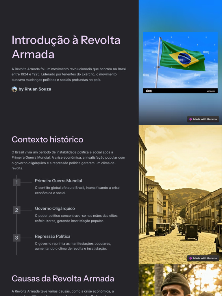 Introducao A Revolta Armada | PDF