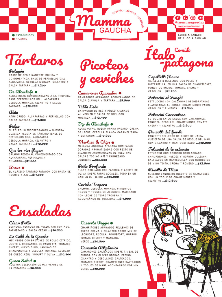 MG Carta Comida | PDF