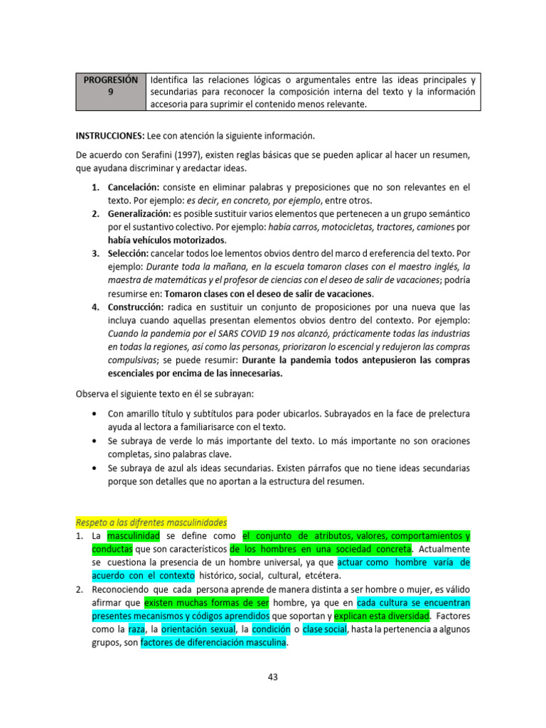 Progresión 9-10 | PDF
