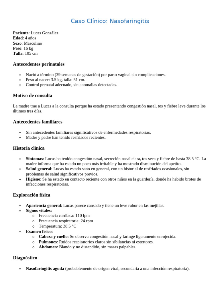 Nasofaringitis | PDF