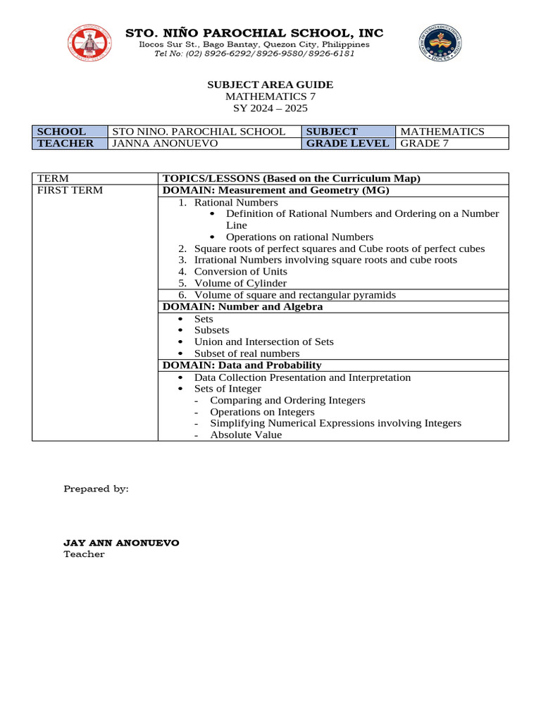 SAG 2nd TERM G7 | PDF