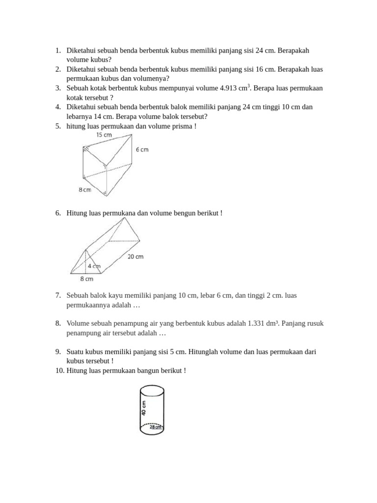 Bangun Ruang 2 | PDF
