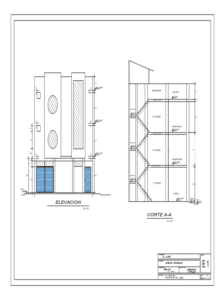Arquitectura elevacion | PDF