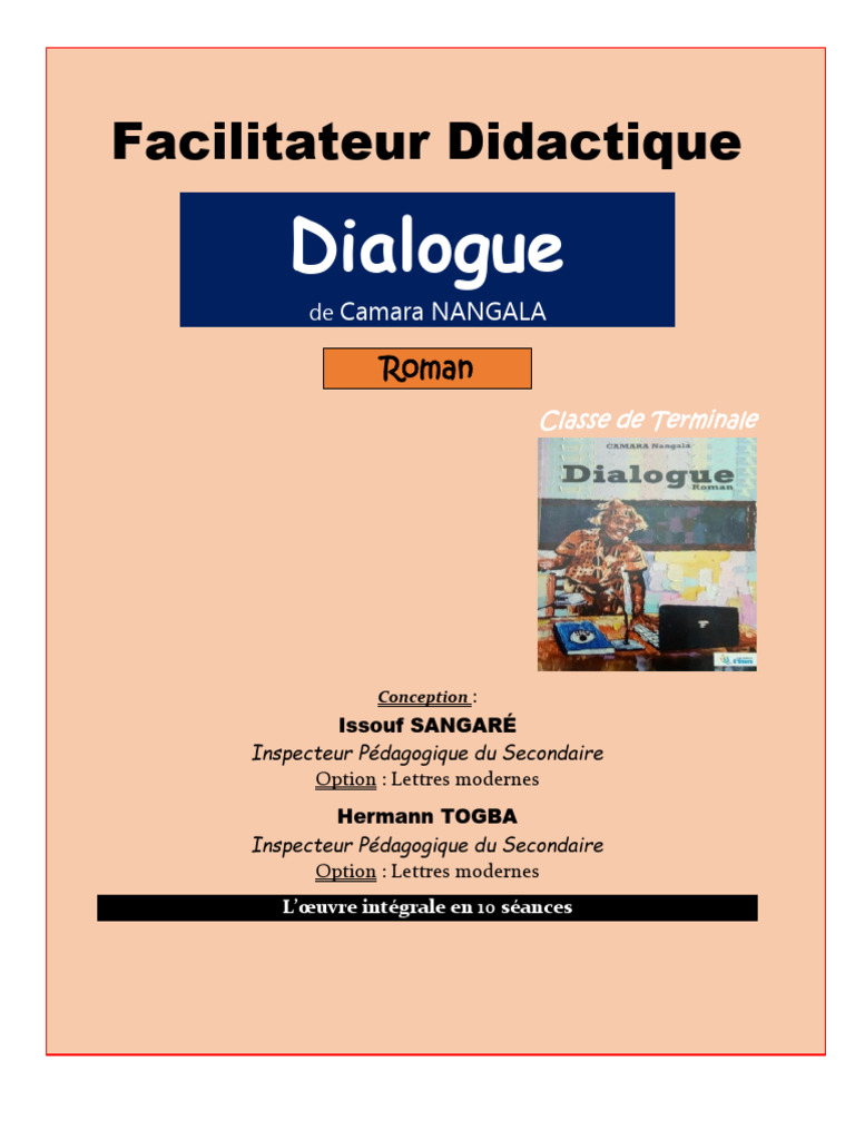 Facilitateur DIALOGUE | PDF