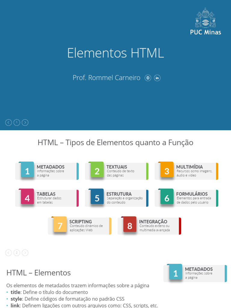 DIW - 161 - Elementos HTML | PDF