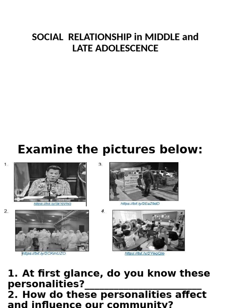 Social Relationship | PDF