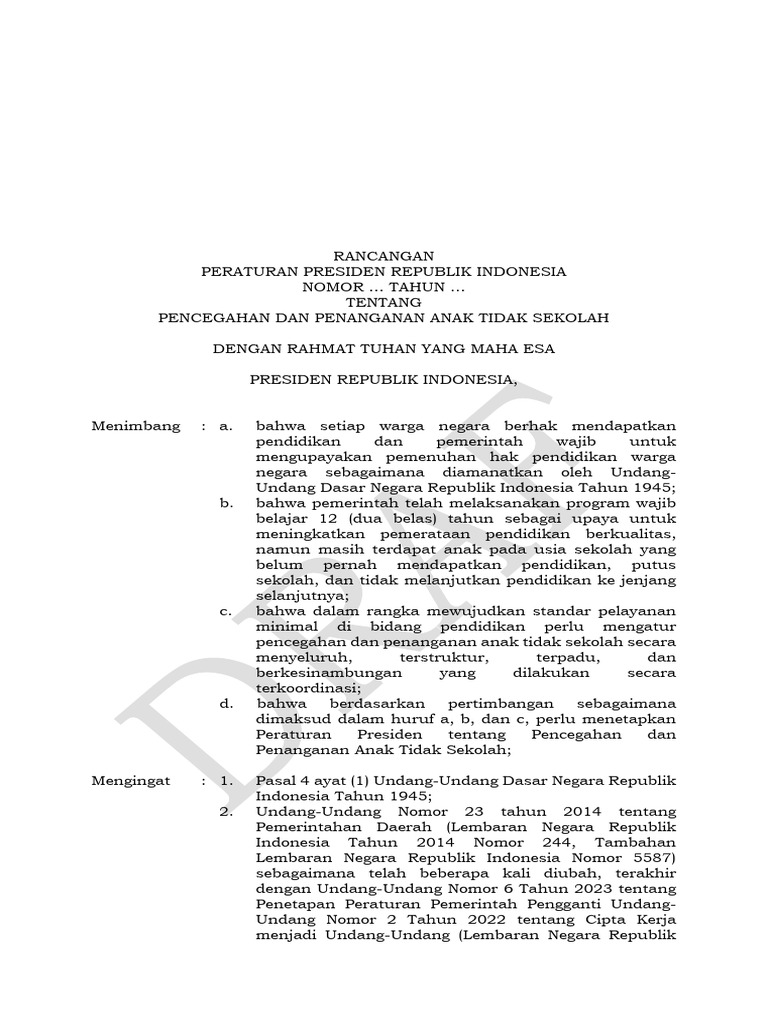 Clean Draft Batang Tubuh FKP (2409-23) Rev | PDF