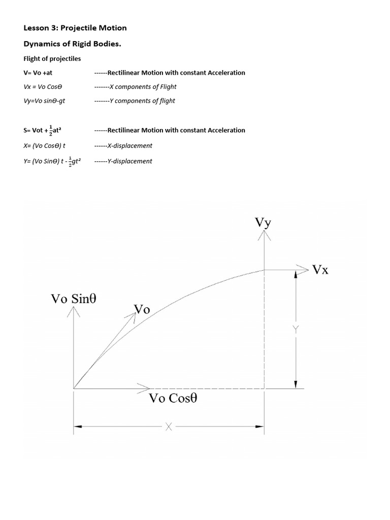 PROJECTILE-MOTION | PDF