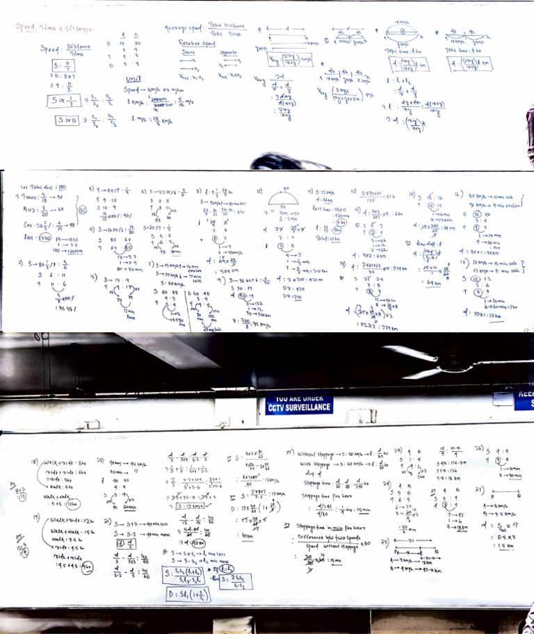 Aptitude time,speed&distance-1 | PDF