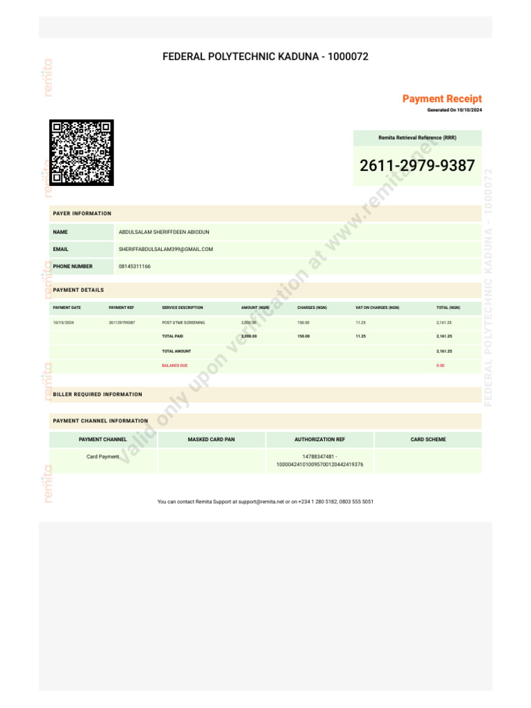 View Invoice - Receipt | PDF