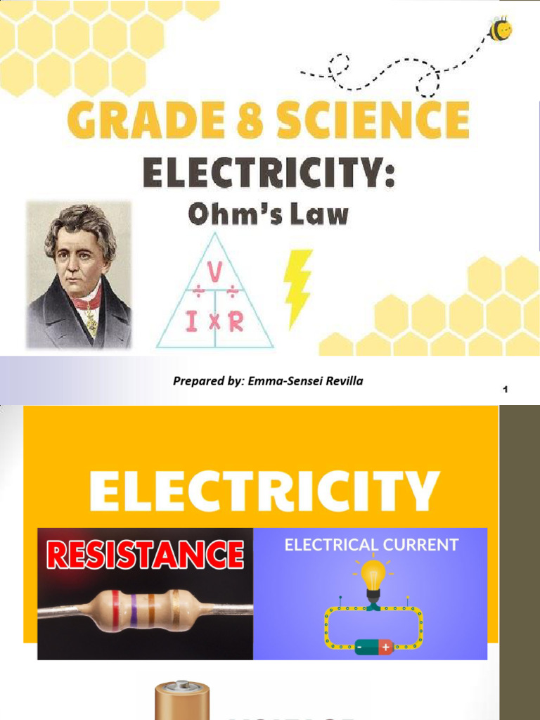 1st Quarter Lesson - Ohms Law | PDF