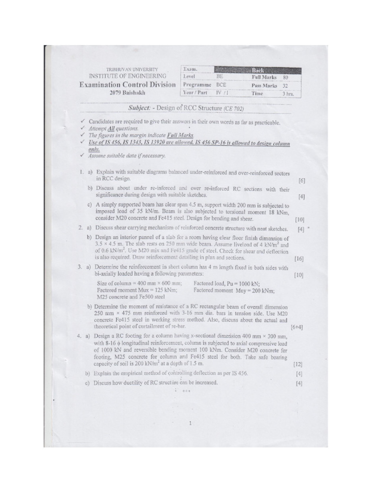 Ioe Old Question | PDF