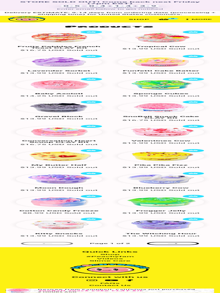 Products - PeachyBbies | PDF