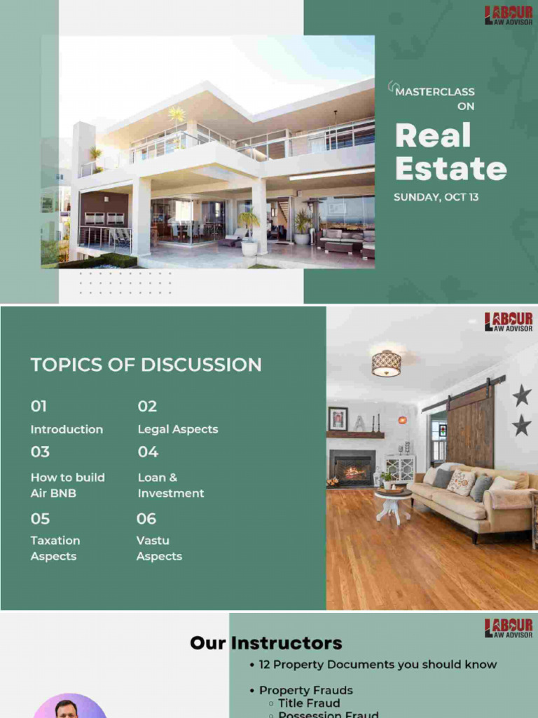 Real Estate LLA New | PDF