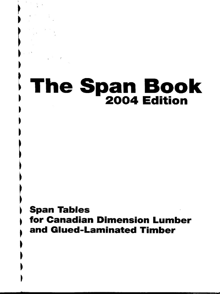 The (Wood) Span Book 2004 Edition | PDF