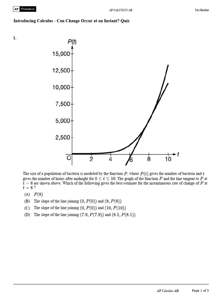 AP Classroom Unit1 Part 1 | PDF