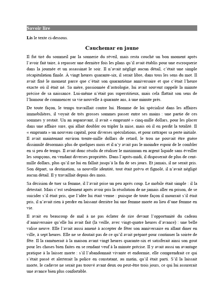 Savoir Lire 1 Correctif 2c | PDF