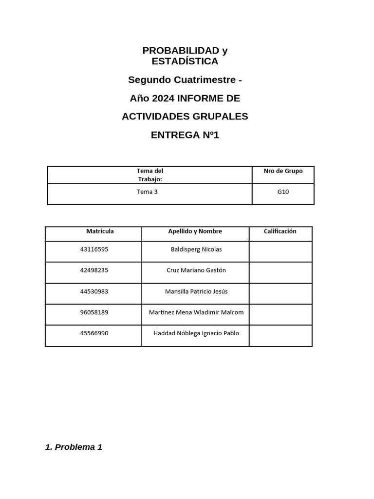 TP2 Grupo 10 Tema 3 | PDF